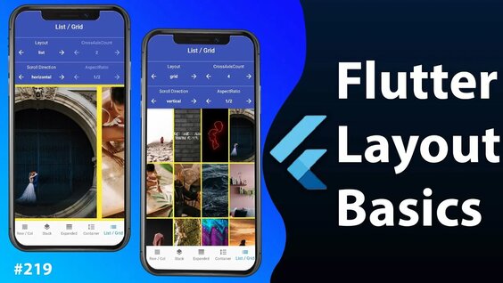 Flutter Layout Basics Row Column Stack Expanded Container Listview Gridview Erofound