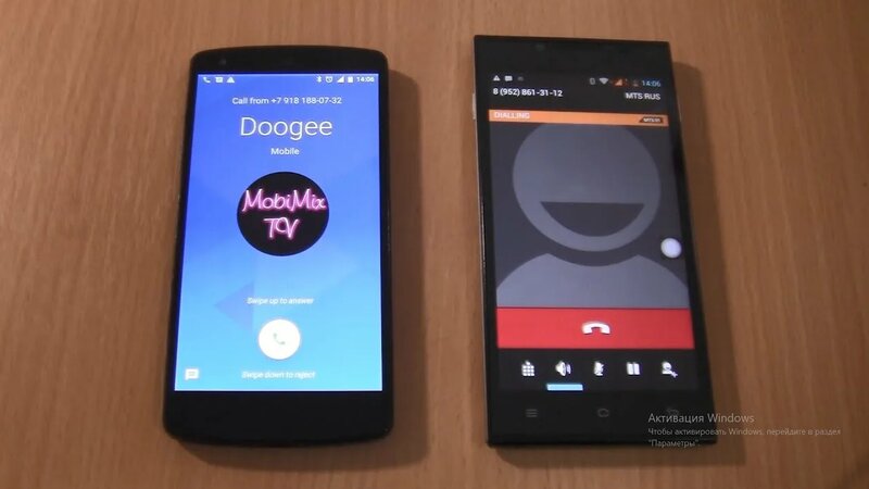 Incoming call & Outgoing call at the Same time LG Google Nexus 5+Doogee ...