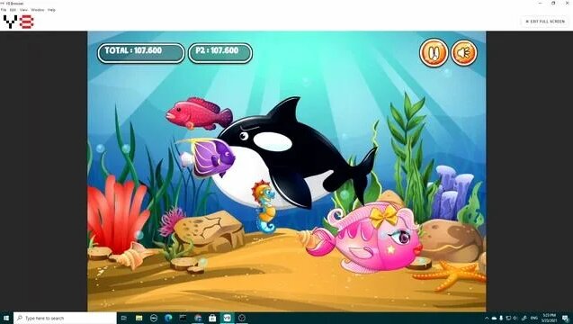 Fish Eat Fish 3 Players - Y8 - Gameplay & Record - Смотреть онлайн в ...