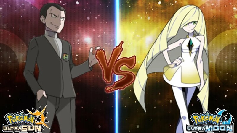 Pokemon Ultra Sun and Ultra Moon: Giovanni Vs Lusamine (Team Rainbow ...