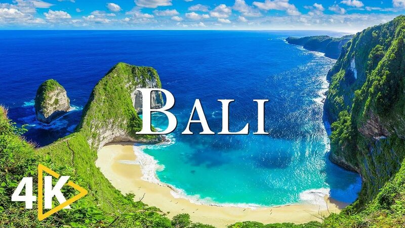 Flying OVER BALI (4K UHD) - Relaxing Music Along With Beautiful Nature ...