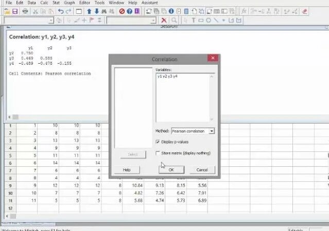 Minitab - Correlation Coefficients - Yandex Video aramada çevrimiçi izle