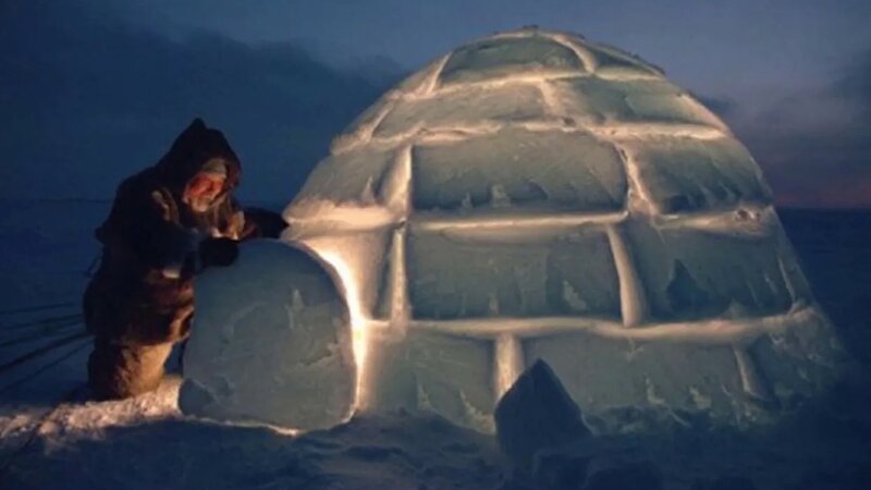 Eskimo Evleri İglolar Nasil Isinir İGLO Yapimi #ilginçbilgiler # ...