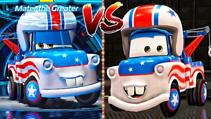 Cars 3 vs Cars 2 - Mater the Greater Battle Race - Where is better ...