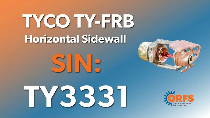 Tyco TY-FRB Horizontal Sidewall Sprinkler Head Introduction | Ty3331 ...