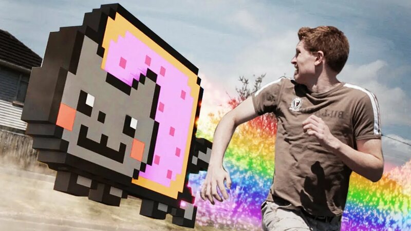 Real-Life Nyan Cat - Смотреть онлайн в поиске Яндекса по Видео