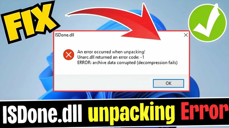 Fix an error occurred when unpacking unarc.dll returned an error code 1 ...