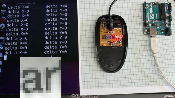 Motion detection with a computer mouse and an Arduino Uno - EroFound