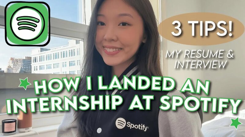How I Landed A Spotify Internship | My Resume and 3 Tips! - Смотреть ...