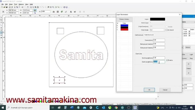 Trocen Awc lasercad yeni sürüm programı çentik atma köprü atma anlatım ...