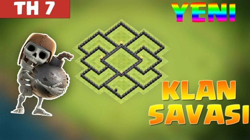 Clash of Clans - 7.Seviye Köy Düzeni Savunma (CoC TH7) En İyi KLAN ...