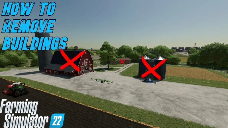 How To Remove Buildings In FS22 - Farming Simulator 22 - Смотреть ...