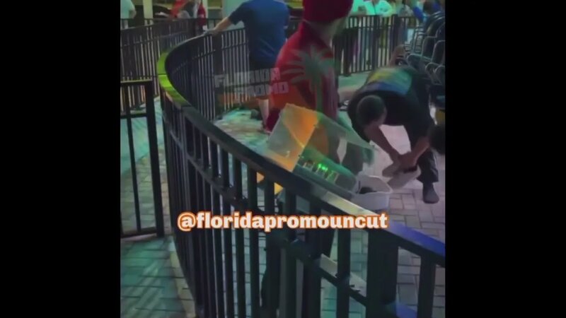14 year old Tyre Sampson falls off amusement park ride - Смотреть ...