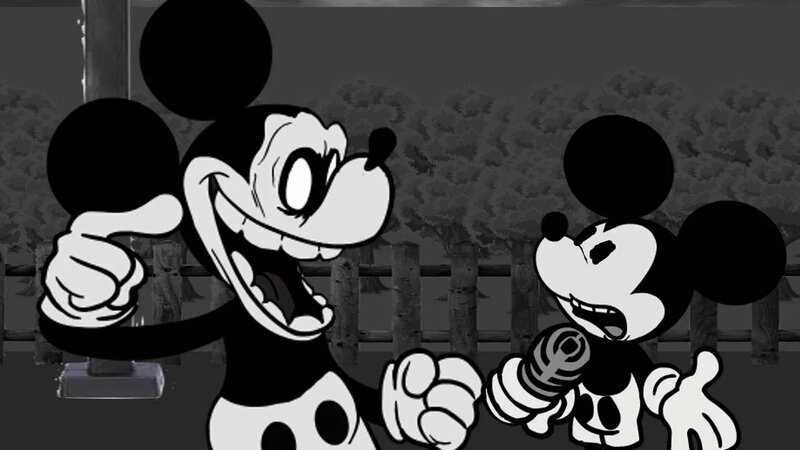 Friday Night Funkin' VS Mickey Mouse | FNAF 2 | Faceless - Смотреть ...