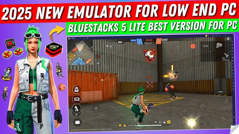(2025) NitroX New Emulator For Free Fire On Low End PC | Bluestacks 5 ...