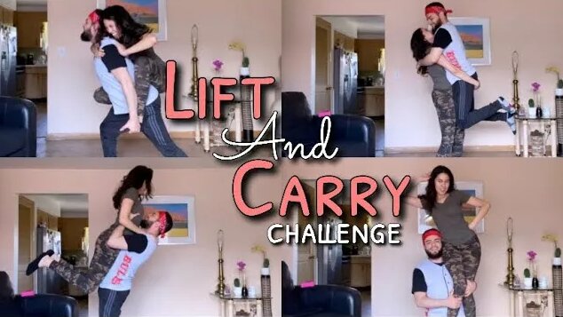 Lift and Carry Challenge (Boyfriend Vs Girlfriend) - Смотреть онлайн в ...