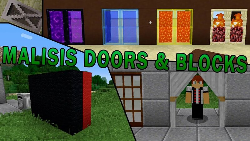 Новые двери и полезные блоки | Обзор модов Malisis doors & blocks ...
