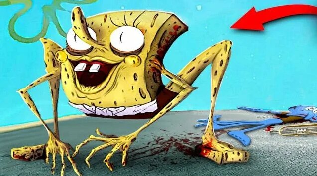 НЕ Злите Губку БОБА, ОН Сошел С УМА! Sponge Glock Хоррор Губка БОБ ...