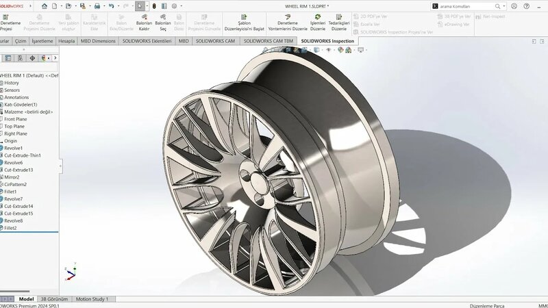 Jant Tasarımı Solidworks - Wheel Rim Design - Yandex Video aramada ...