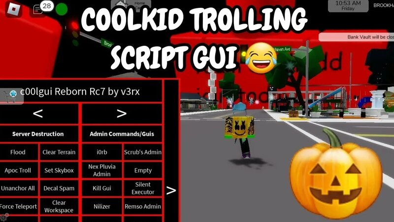Brookhaven Script Fe CoolKid Trolling Gui | Hydrogen, Fluxus, Delta ...