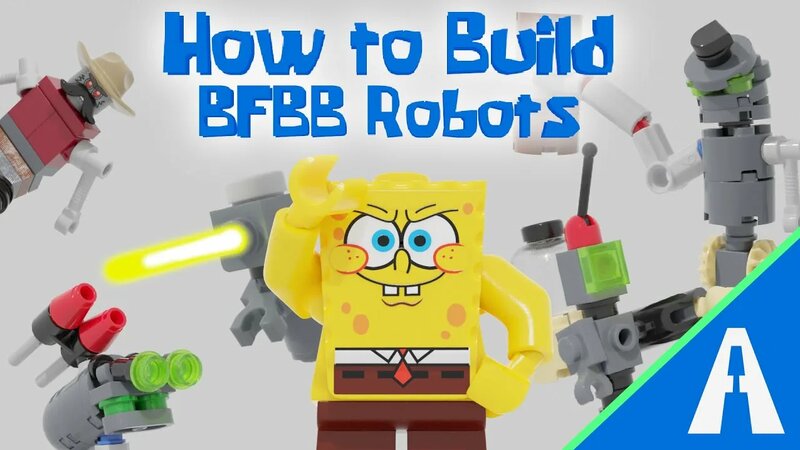How to Build Lego Spongebob Battle For Bikini Botom Robots | August ...