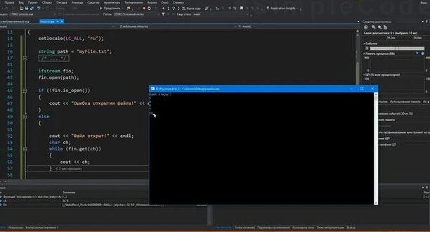 Работа с файлами с++. Чтение из файла с++ ifstream. Изучение С++ для ...
