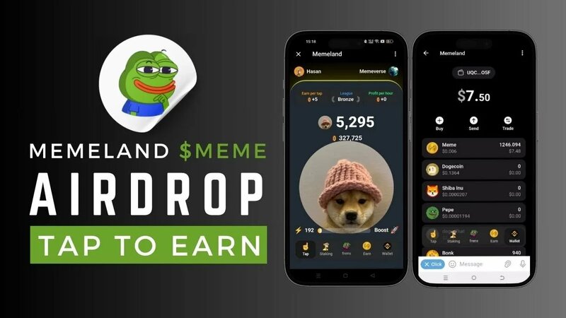 MeMeLand Airdrop $MEME Tap To Earn Telegram - Yandex Video aramada ...