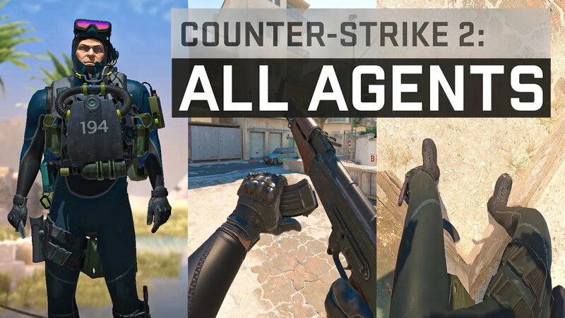 All Agents + Hands and Legs in Counter-Strike 2. Source 2 Engine ...