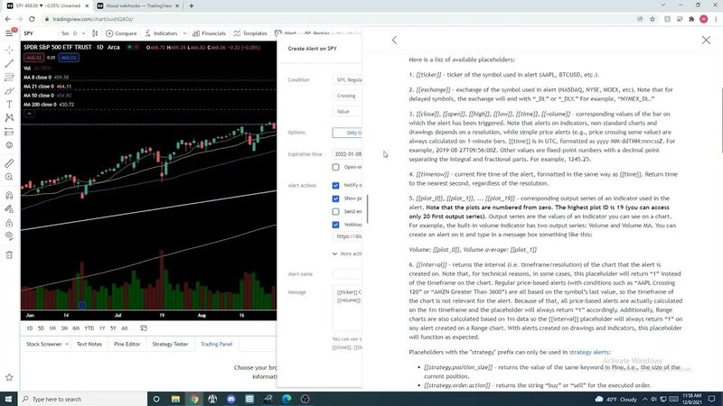How to Set up Trading View Alerts to your Discord Webhooks - Yandex ...