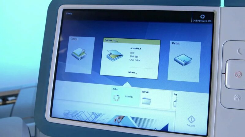 Océ PlotWave® 340/360 Large Format Printer, Copier & Scanner Demo ...