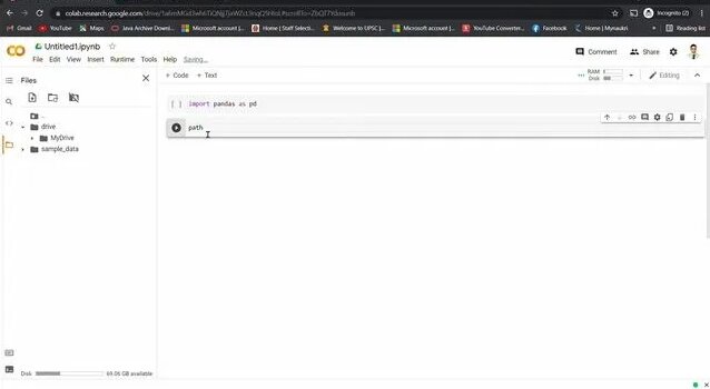 How to read CSV file in Google Colab. || How to import CSV in Google ...