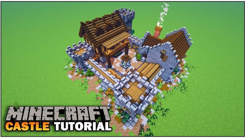 Minecraft Small Castle Tutorial [How to Build in Survival] - Смотреть ...