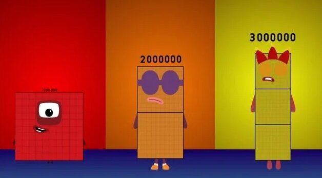 Numberblocks Band GIGA (1000 to 1000000000) But Normal - Смотреть ...