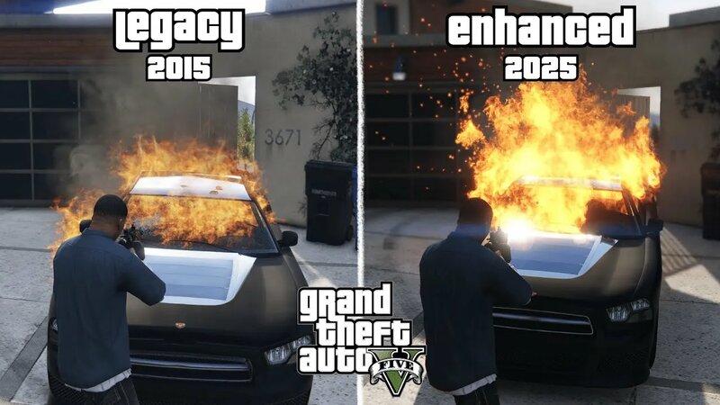 GTA 5 - Enhanced vs. Legacy | Full Detailed Comparison - Смотреть ...
