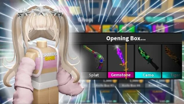 Проигрываю - открываю кейс *open box*Играю в ММ2 MM2 Roblox - Смотреть ...