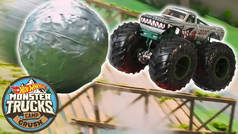 Hot Wheels Monster Trucks Take on Colossal Boulder! 😱🪨 - Monster Truck ...