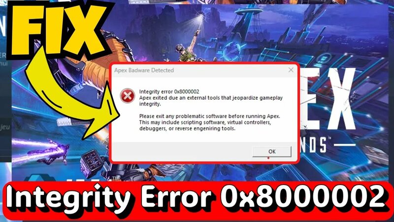 Apex integrity error 0x8000002 Badware detected Fix - Смотреть онлайн в ...