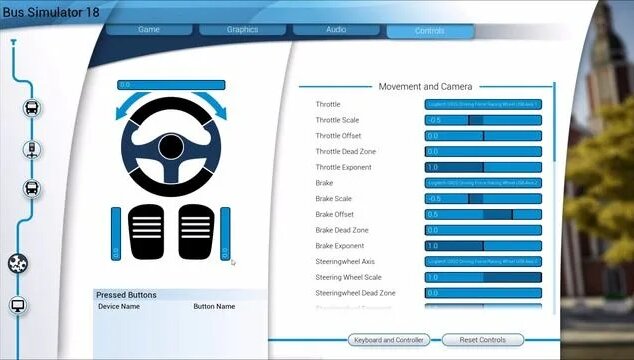 Bus Simulator 18 - Logitech G920 Wheel and Pedal Controller Settings ...
