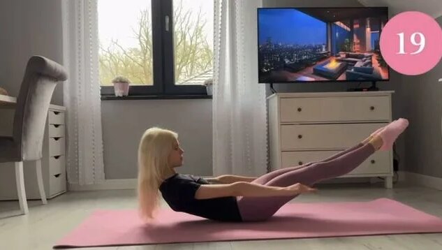 Nikola’s pilates 5MIN AB BURN Workout// FLAT Stomach & Lower Belly ...