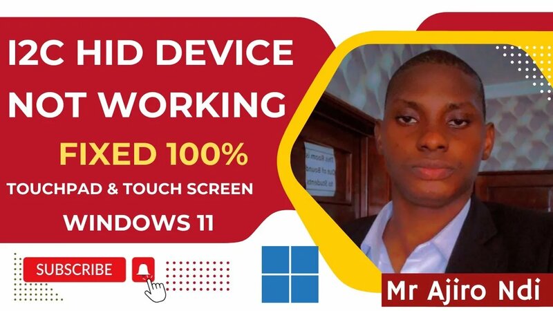 I2C HID Device Not Working Fixed 100% [Touchpad or Touch screen] || i2c ...