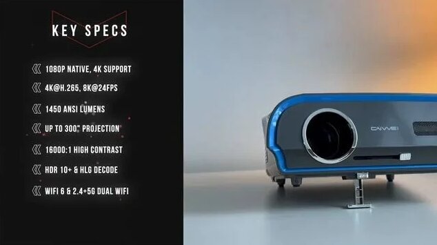 Caiwei A12+ Full HD Projector - Смотреть онлайн в поиске Яндекса по Видео