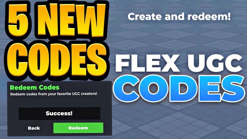 New codes* all working codes for flex UGC in 2024! roblox flex UGC ...