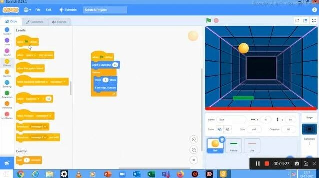 Make a ball bounce game in Scratch! | #Scratch 3.0 Tutorial 1: Create ...