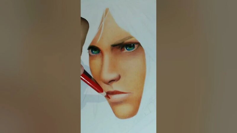 Drawing Cloud Strife Final Fantasy 7 Remake #shorts - Yandex Video ...