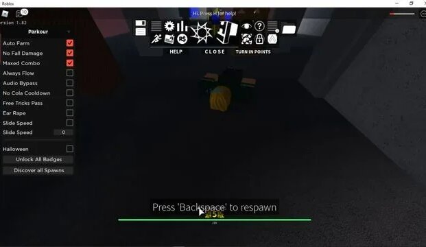 Parkour Script* [OP] | Infinity Points Auto Farm, No Fall Damage ...