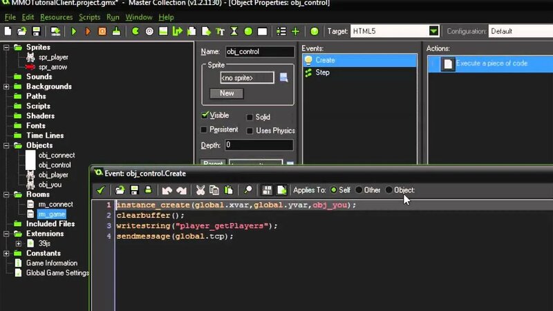 GameMaker: Html5 MMO Development Tutorial Episode 1 - Смотреть онлайн в ...