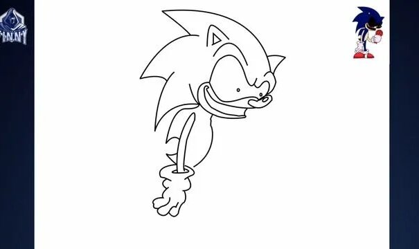 How to draw sonic exe | step by step easy - Смотреть онлайн в поиске ...
