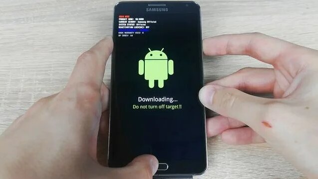 Samsung пишет: Downloading. Do not turn off target! Что делать ...