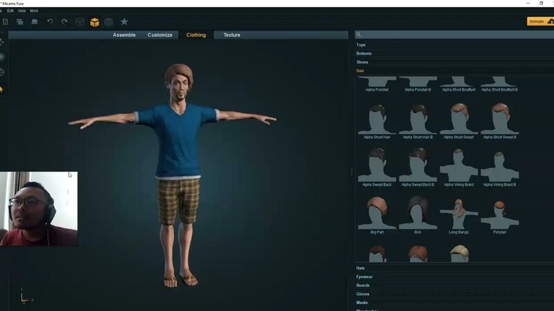 How to create 3D character using Mixamo Fuse and how to rig and animate ...