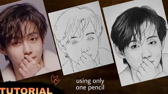 bts v drawing: 1 bin video Yandex'te bulundu